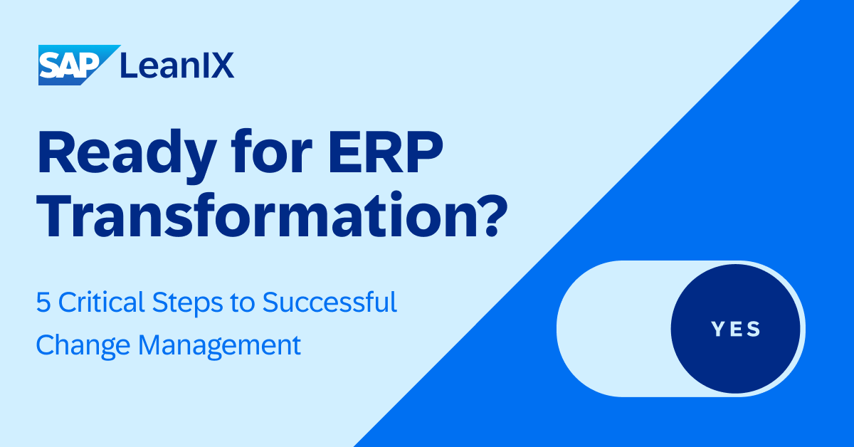 5 Critical Steps to Change Management in ERP Transformation